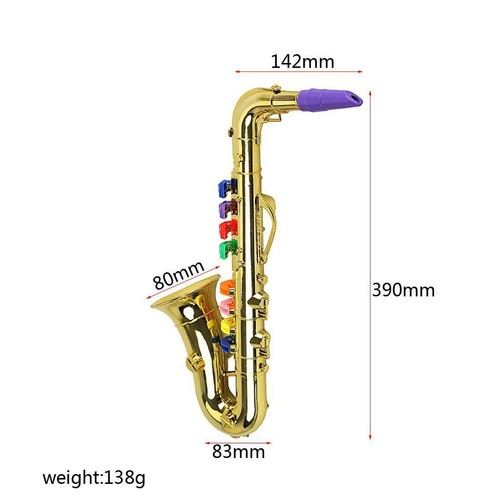 Saxophone Prop 8 Colored Notes Sax Wind Instrument Teaching Educational ...