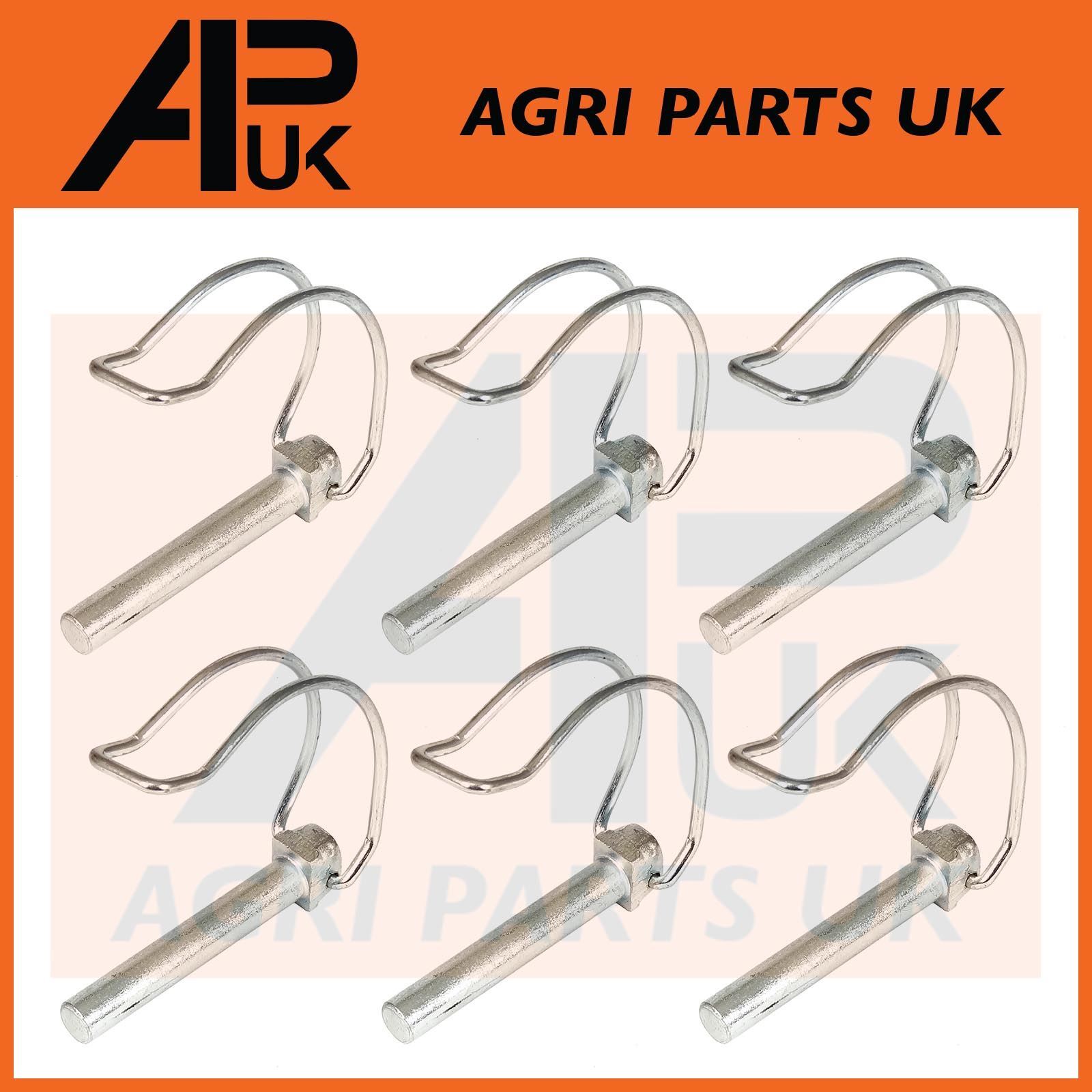 6 Pipe Tube Linch Lynch Pin 10mm x 60mm Trailer Tractor Truck Linkage ...