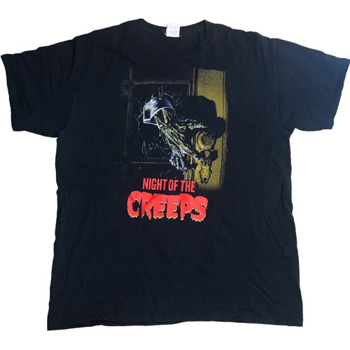 Vintage Night Of The Creeps T Shirt Zombie Horror Sci-fi Movie Promo ...