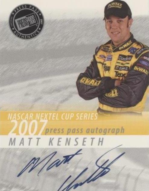 2007 Press Pass - Autographs Matt Kenseth (AU) for sale online | eBay