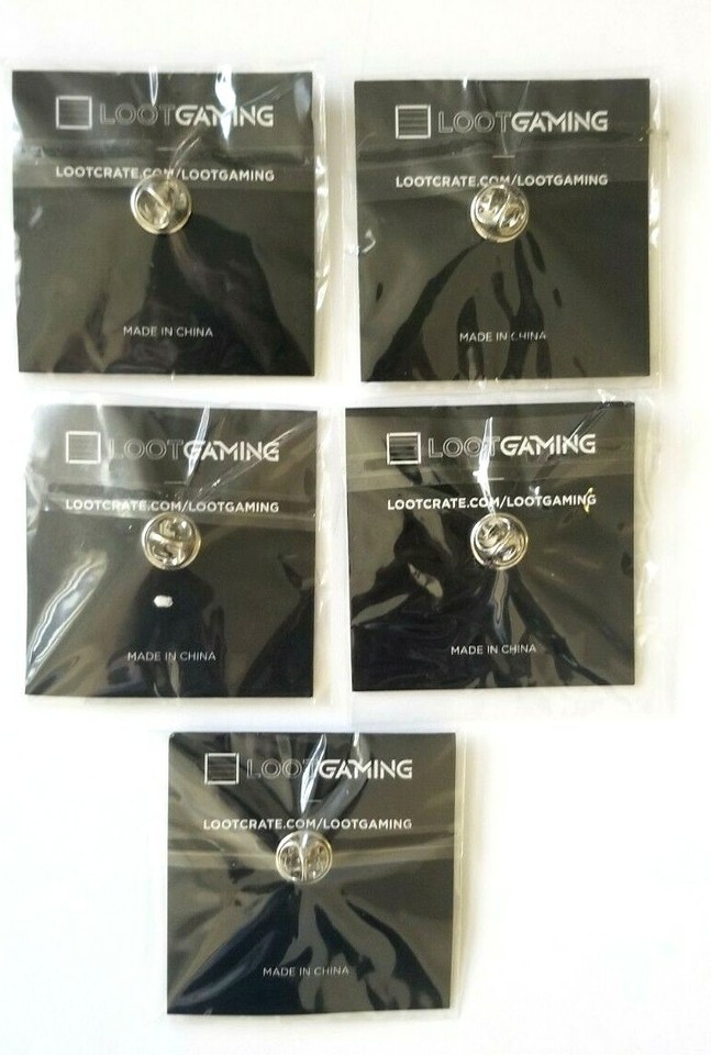 5 Loot Crate Loot Gaming Pins 2016-2017 NEW & SEALED Vtg | eBay