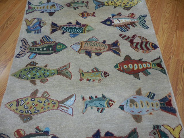 Modernd Fish Sea Animal Designd Rug Turkish Fine Quality 4x6 Ft | eBay