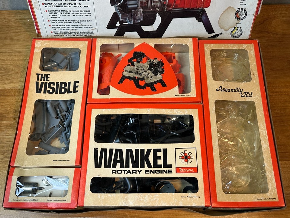 Renwal The Visible Wankel Rotary Engine Model Kit No. 811 NEW & SEALED ...