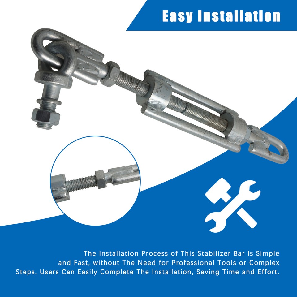 Aftermarket Adjustable Turnbuckle Stabilizer for Kubota Tractor L3800 H ...