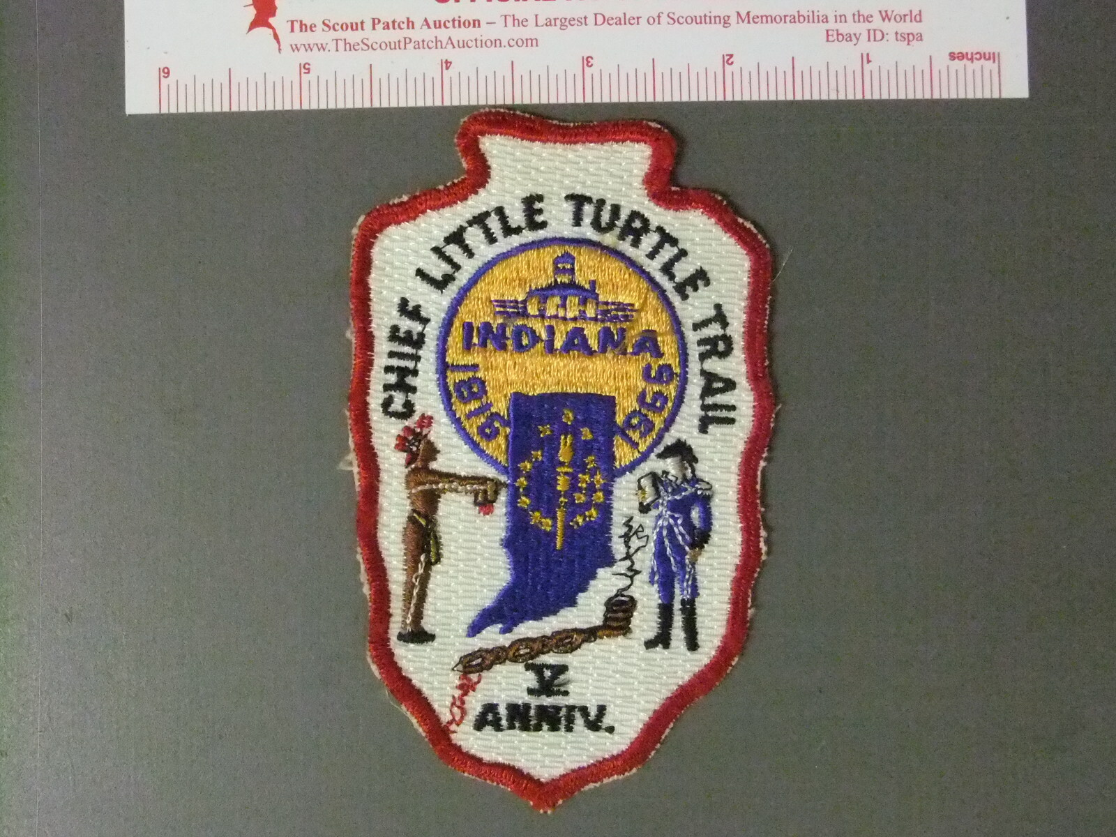 Boy Scout Chief Little Turtle Trail 5th Anniv 9691JJ | eBay