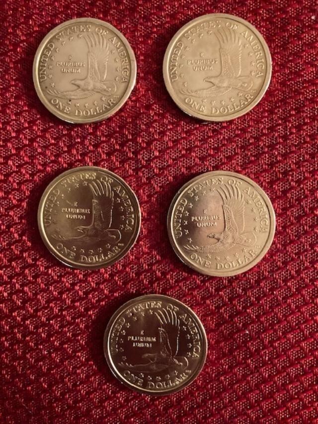 2000D SACAGAWEA ONE DOLLAR LIBERTY COINS. LOT OF 5 COINS. | eBay