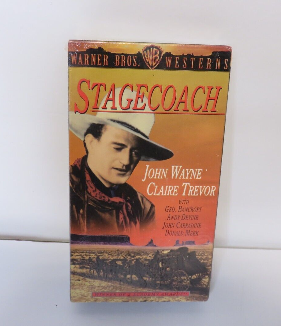 John Wayne Stagecoach NEW SHRINKWRAPPED STAGECOACH VHS VIDEOTAPE STARS