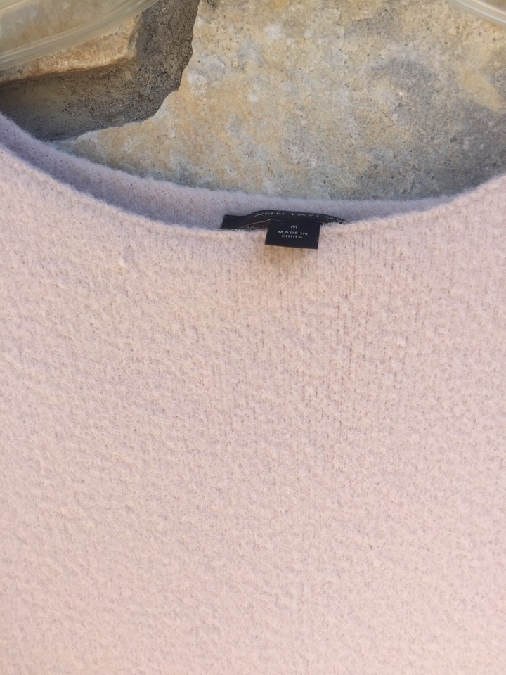 Ann Taylor Teddy bear Tunic Ivory So Soft Cotton Blend M | eBay