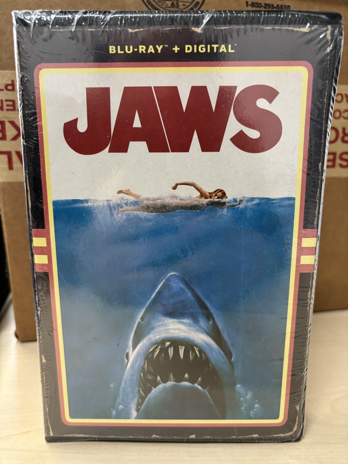 Jaws PG VHS Artwork Clamshell Blu-ray Digital Collectors Ed. 80s Target ...