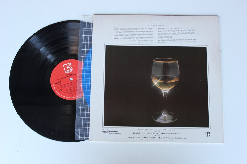 Grover Washington Jr. Winelight nautilus Jazz Record lp original vinyl ...