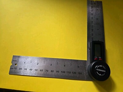 Husky Digital Angle Finder 5 in Large Easy-to-Read Display Standard and ...