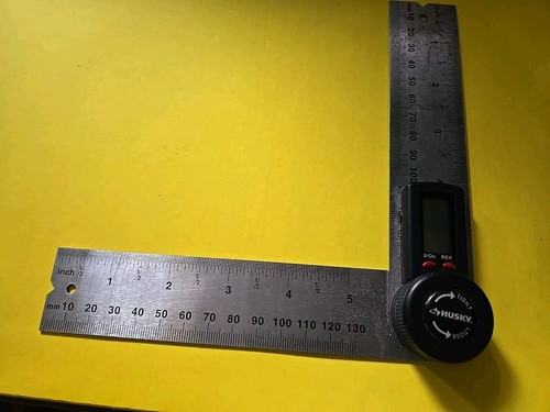 Husky Digital Angle Finder 5 in Large Easy-to-Read Display Standard and ...