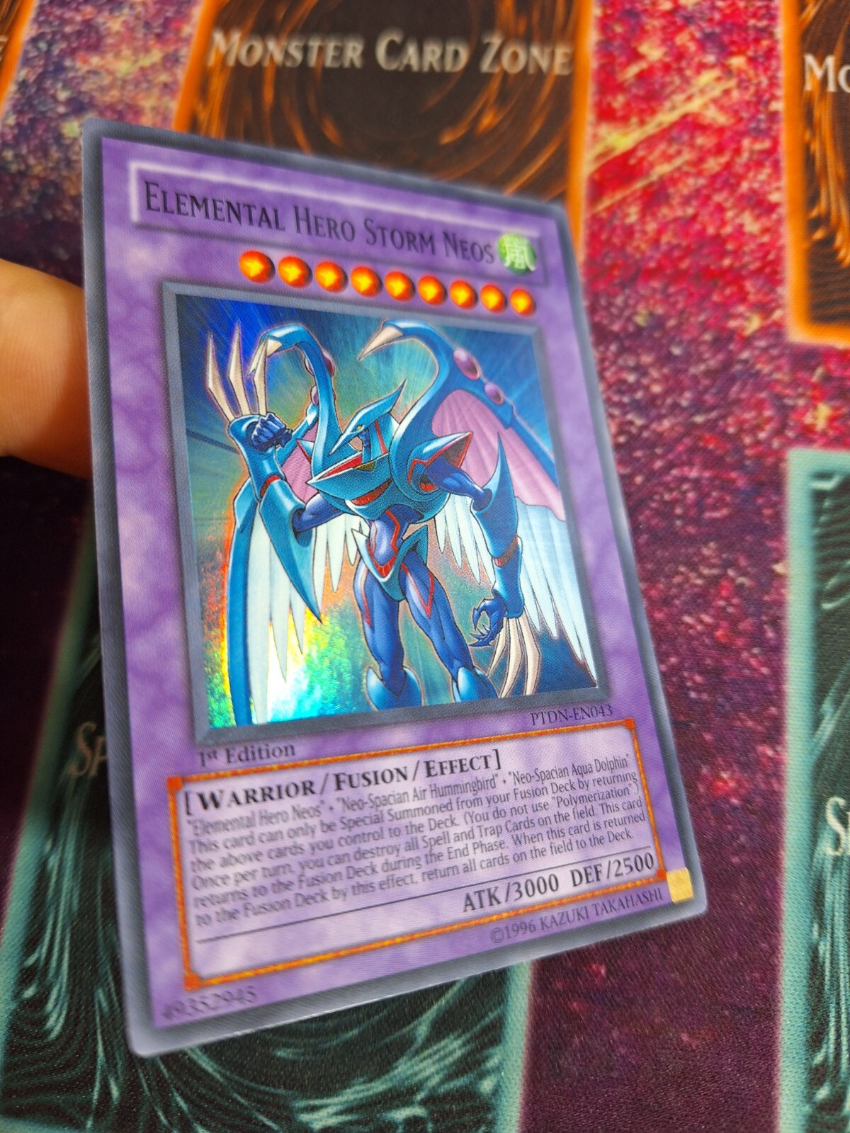 Yu-Gi-Oh! TCG Elemental Hero Storm Neos PTDN-EN043 Super Rare 1st Ed ...
