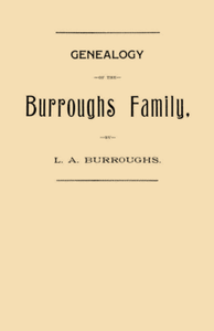 Genealogy of the Burroughs family | eBay