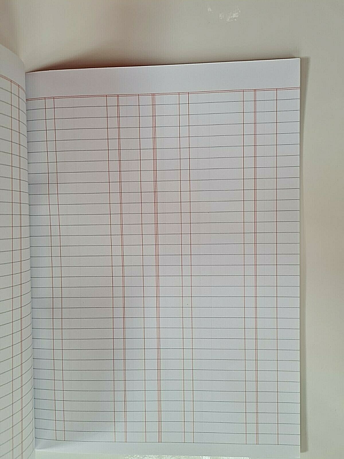 A4 ACCOUNTS BOOK KEEPING Cash Journal Ledger Accounting Book Double ...