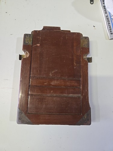 Antique Wood Large Format Folding Camera Film Plate Holder | eBay