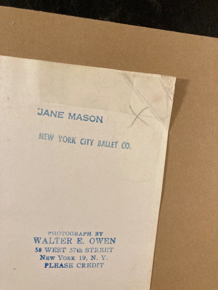 pinup ballet ballerina photo Jane Mason New York City Ballet fishnet ...