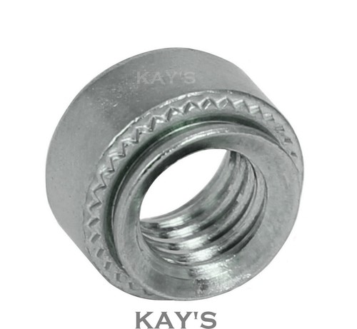SELF CLINCHING NUTS STEEL ROUND THREADED CLINCH SWAGE INSERTS M3 M4 M5 ...