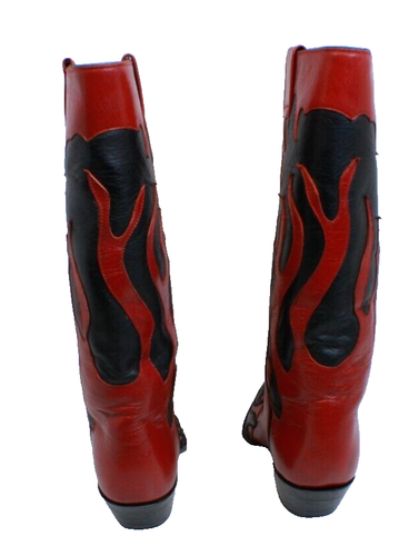 🔥 CABOOTS 1# OF A KIND FULL TOOLED RARE EXOTIC WESTERN BOOT 8 D X TOE ...