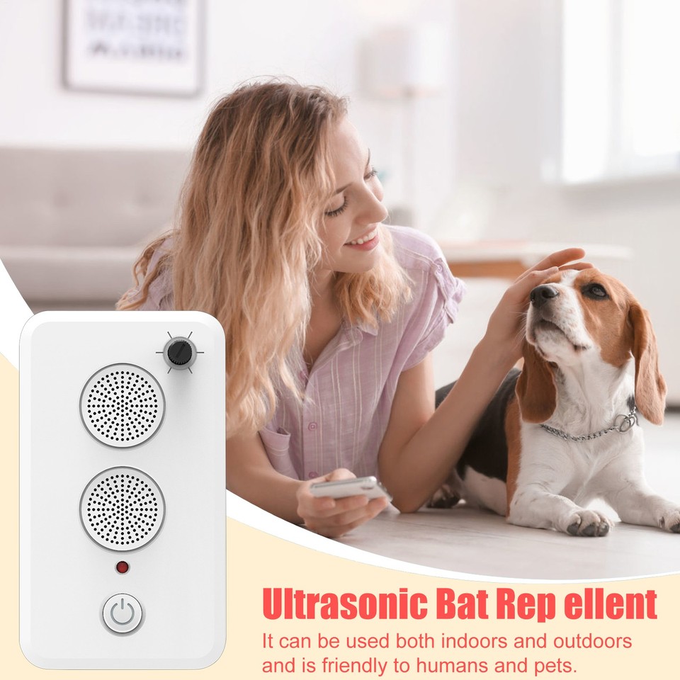 Ultrasonic Bat Repellent Deterrent Devices Electronic Plug In Bat ...