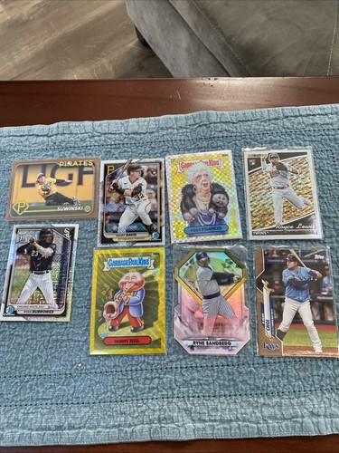 Topps Gold And Mojo Lots Baseball Garbage Pal Kids Four Numbered Cards ...