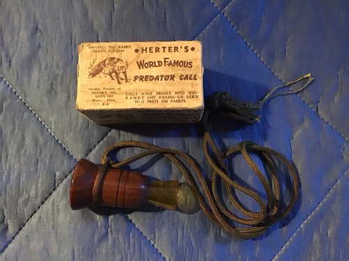 Vintage HERTER'S Predator Call with Original Box | eBay