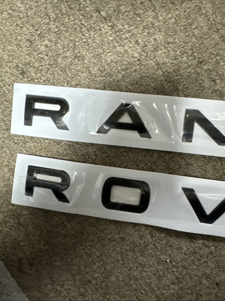 For Range Rover Rear Liftgate Logo Emblem Letters Badge Sport Matte ...