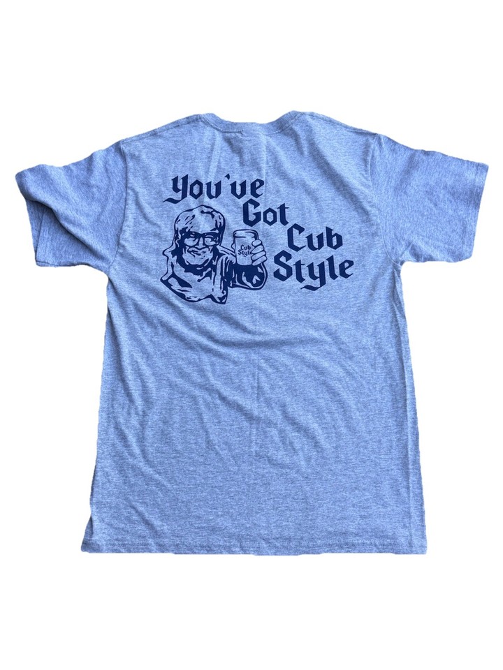 Vintage Wrigley Field Chicago CUB STYLE Gray Medium T Shirt Harry Caray ...