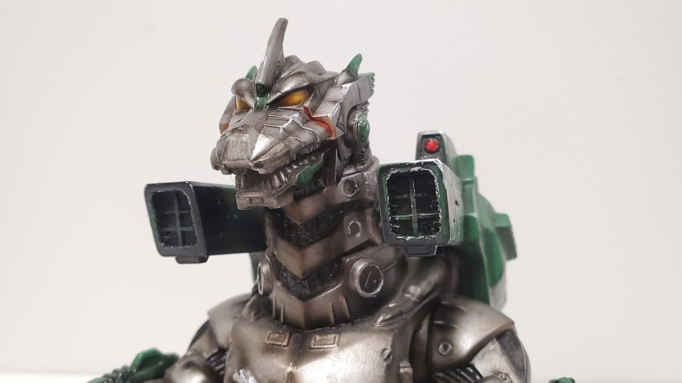 8" KIRYU Mechagodzilla 2002 Military Army JSGDF custom repaint color ...