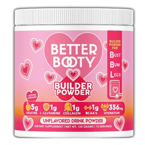 Women's Creatine Monohydrate Powder Glute Builder 5g Vegan Creatina w ...