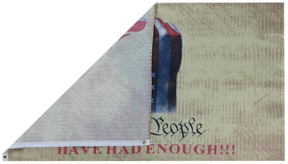 3X5 TRUMP 2024 We The People Have Had Enough!!! USA Fist Vintage Flag ...