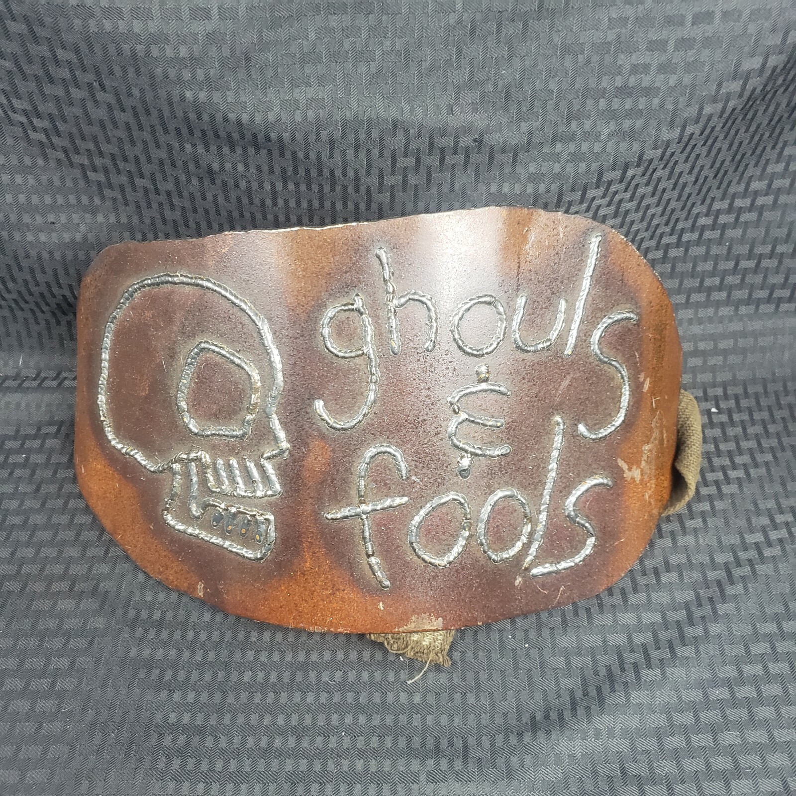 Original Welder Art Halloween Ghouls And Fools Oversized Belt Buckle ...