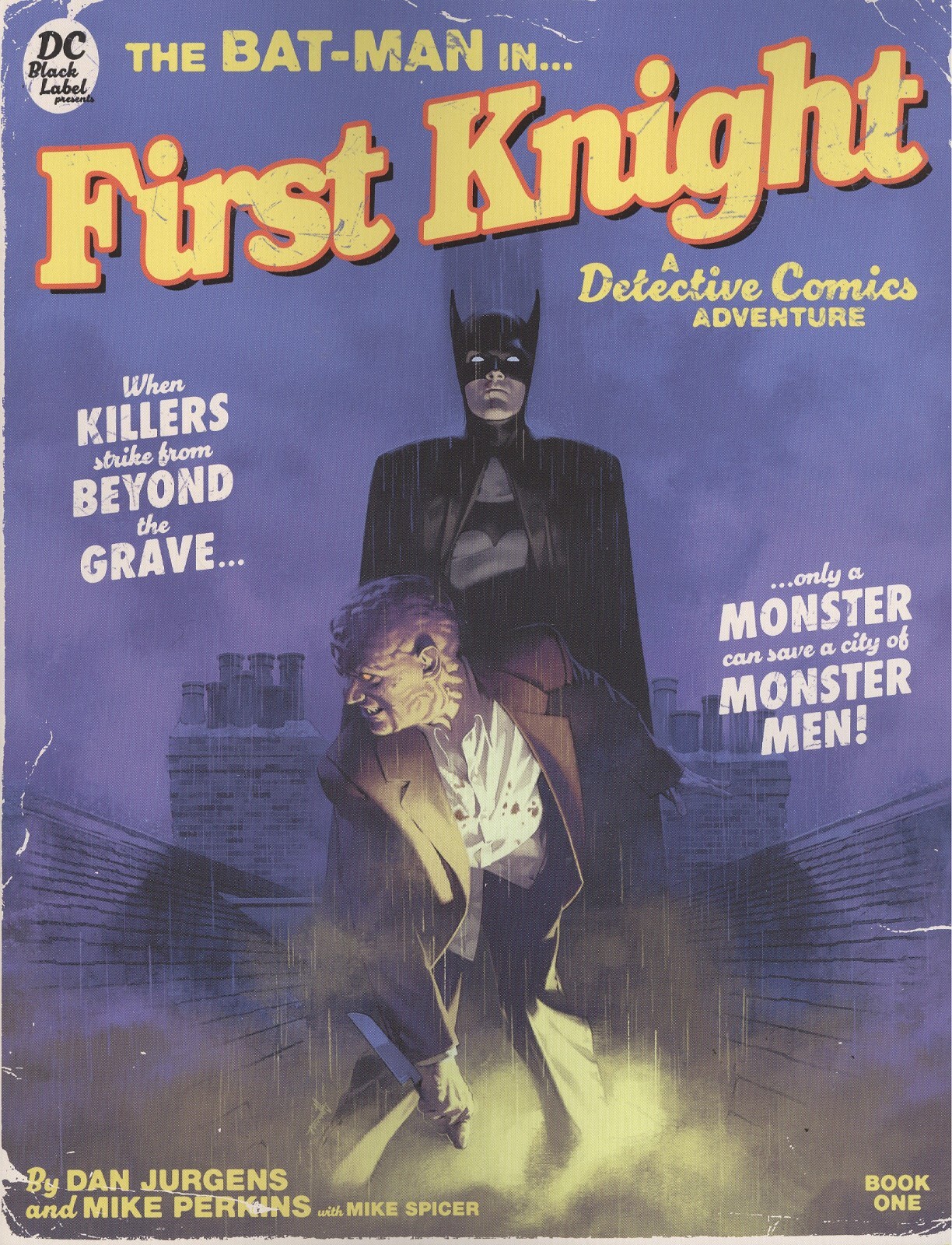 THE BAT-MAN FIRST KNIGHT #1 COVER C MARC ASPINALL PULP NOVEL VARIANT VF/NM DC | eBay