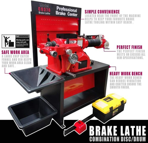 C9370 On Car Brake Lathe CNC Wheel Cutting Brake Disc Repair Lathe ...