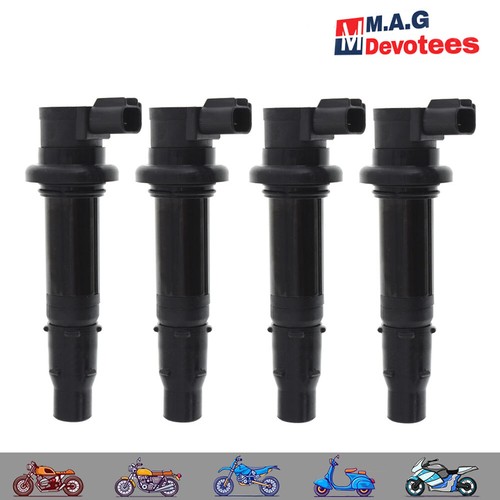 4 Pack Ignition Coil For Yamaha YZF-R6 R6 YZF-R6S R6S YZF-R1 R1 FZ1 ...