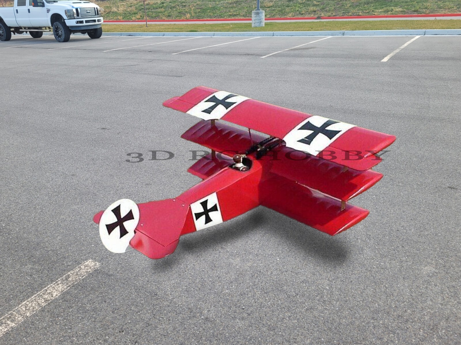 Fokker DR1 Triplane 72" WS RC Airplane Laser Cut Balsa Ply Short Kit W ...