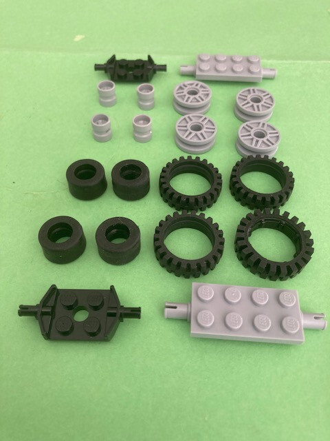 LEGO WHEELS & TYRES (20 PIECES) | eBay