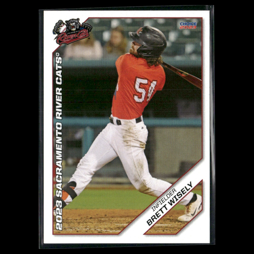 Brett Wisely 2023 Sacramento River Cats Team Set Baseball Card MLB NM ...