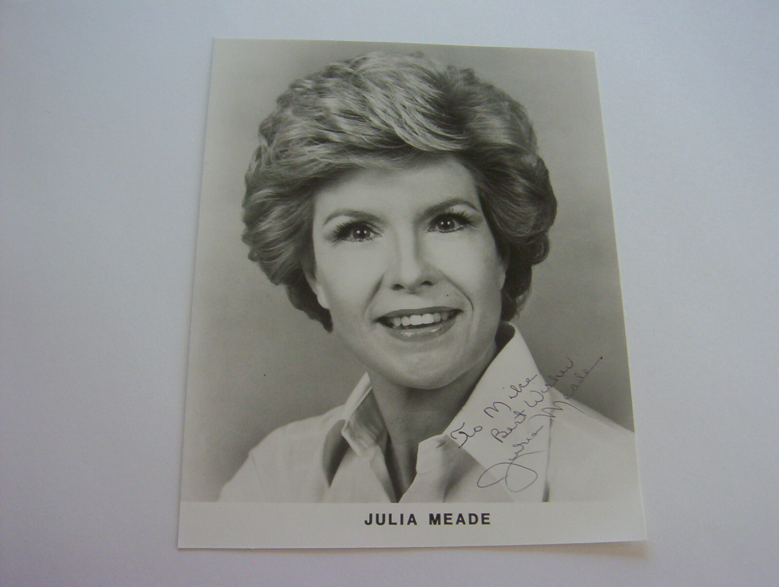 PRETTY ACTRESS JULIA MEADE 8X10 AUTHENTIC AUTOGRAPHED PHOTO | eBay