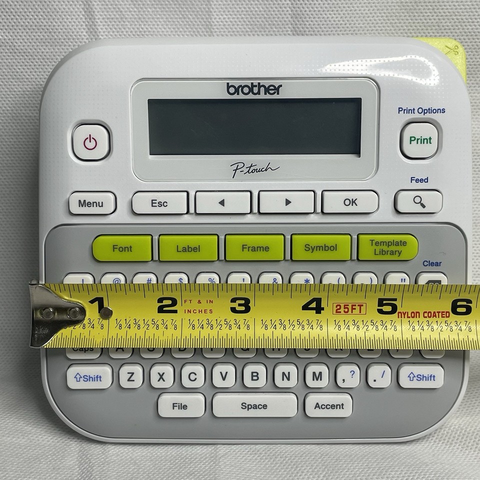 Brother P-Touch PT-D210 Handheld Label Maker Battery or DC Powered ...