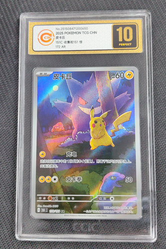 CCIC 10 Perfect Pokemon Chinese Pikachu Gengar 172/151 AR Collect 151C Exclusive | eBay