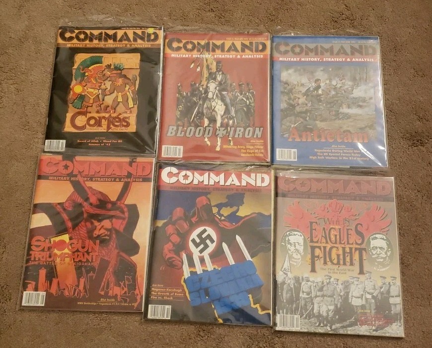 Command Magazine by XTR Complete Run Unpunched 1-54 | eBay