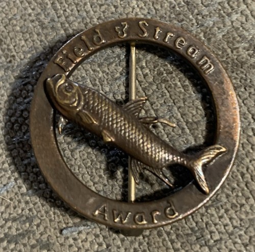 rare tarpons vintage fishing field +stream award pin | eBay