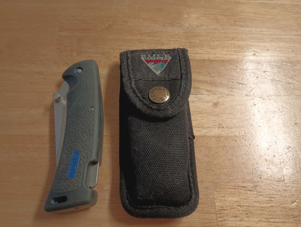 Buck USA 450 Lockback Knife With Buck Sheath 1998 *FREE SHIPPING** | eBay