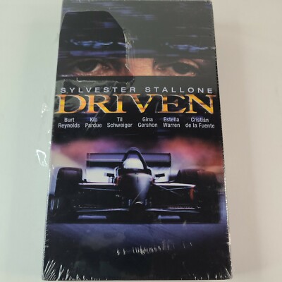 New DRIVEN 2002 VHS Sylvester Stallone Burt Reynolds Gina Gershon ...