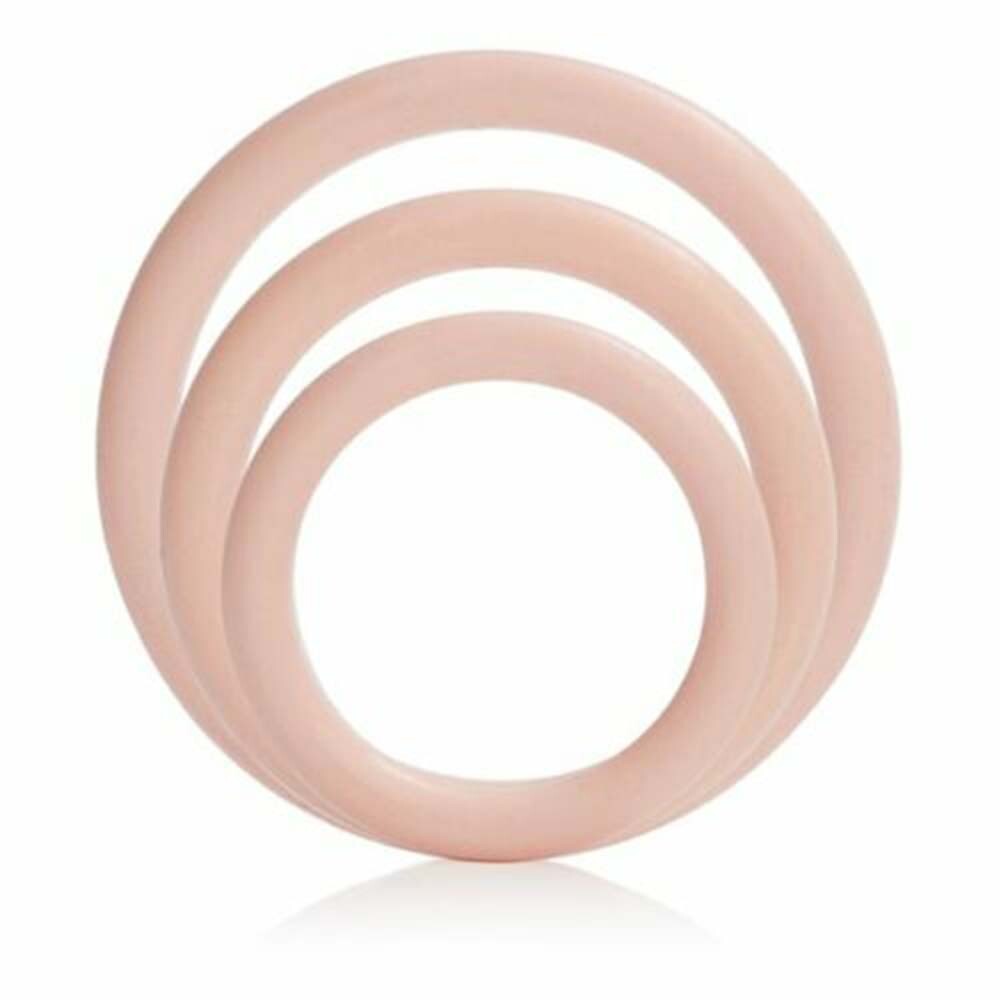 Pure Silicone Penis Rings 3 Sizes Prolong Male Penis Erection Delay ...