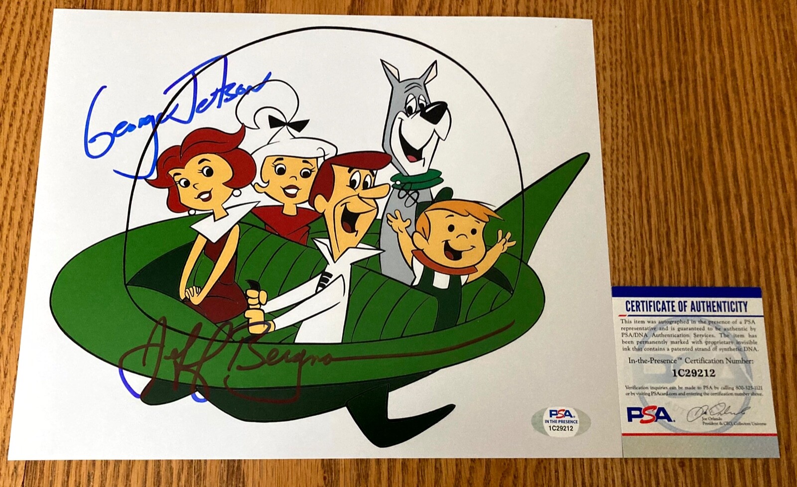 Jeff Bergman George Jetson The Jetsons Voice Actor Signed 8x10 Photo ...