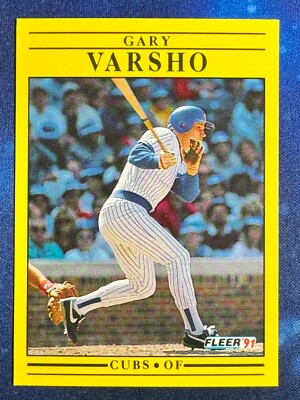 1991 Fleer #435 Gary Varsho Chicago Cubs | eBay