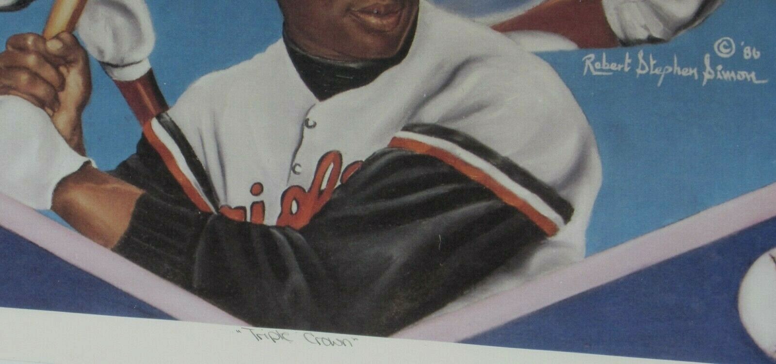 Robert Stephen Simon Triple Crown Baseball Players 86' COA S/N ...