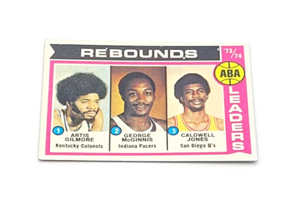 1974-75 Topps Basketball ABA Rebound Leaders #211 | eBay